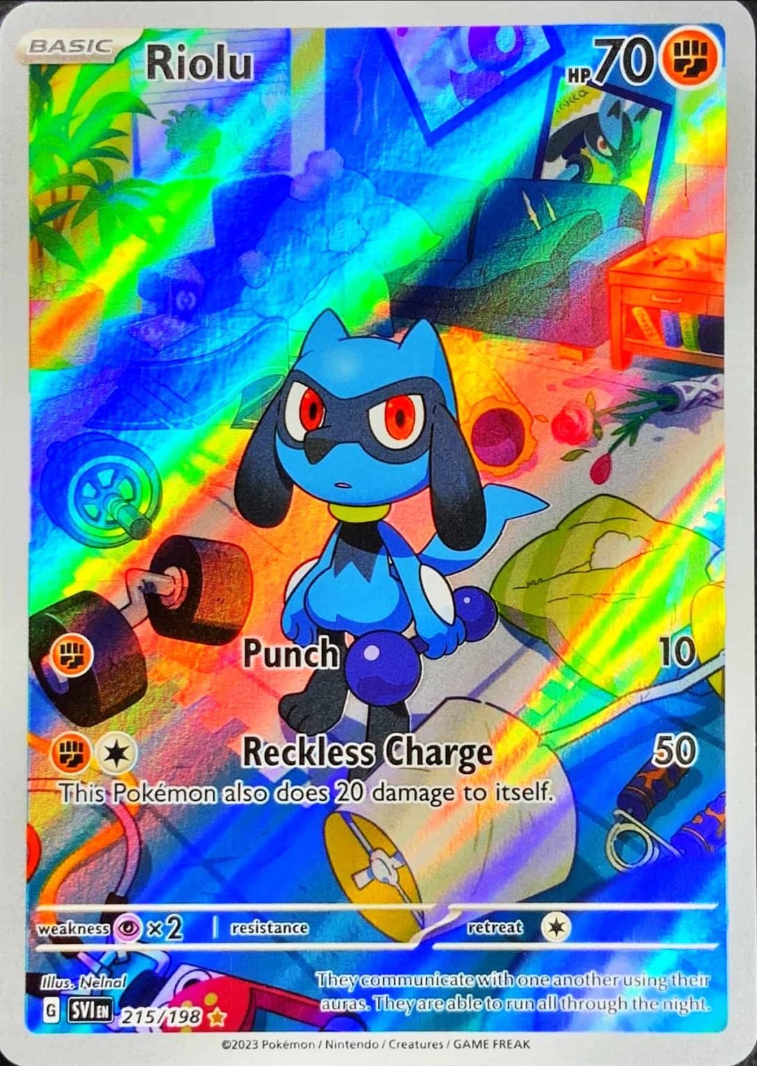 Riolu 215198 Illustration Rare Lord Coleccionista